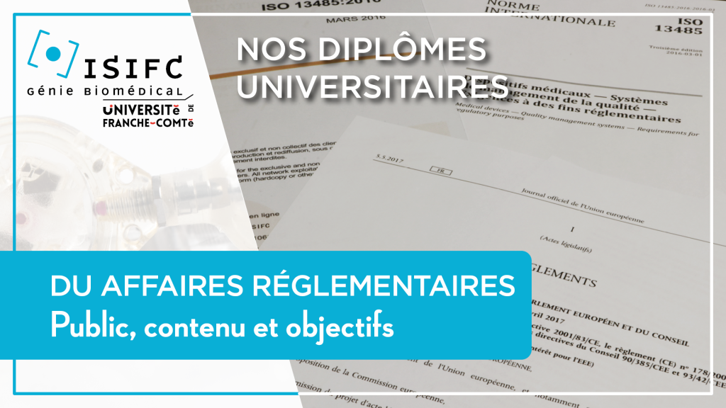DU Affaires Réglementaires • ISIFC